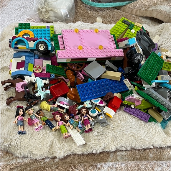 Lego | Toys | Lego Friends Set With Pink Green And Blue Blocks | Poshmark